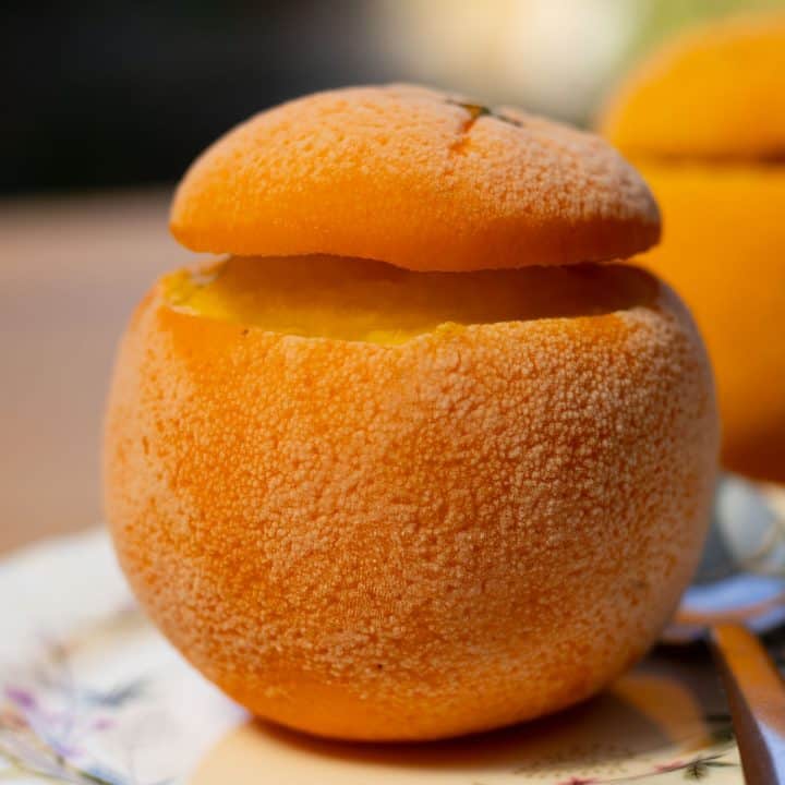 Easy French Fresh Orange Sorbet (without an ice cream maker)