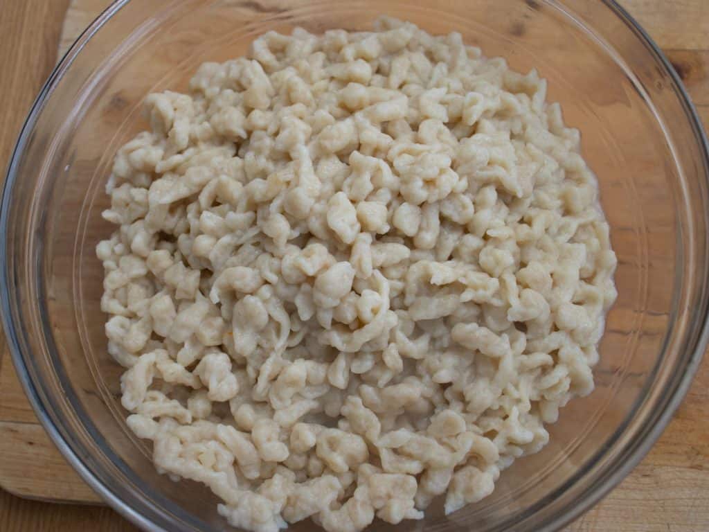 Nokedli (Hungarian Egg Noodles or Pasta) - The Szabo Kitchen