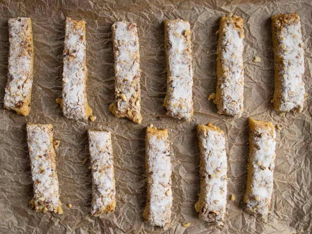 Hungarian Walnut Shortbread Cookies