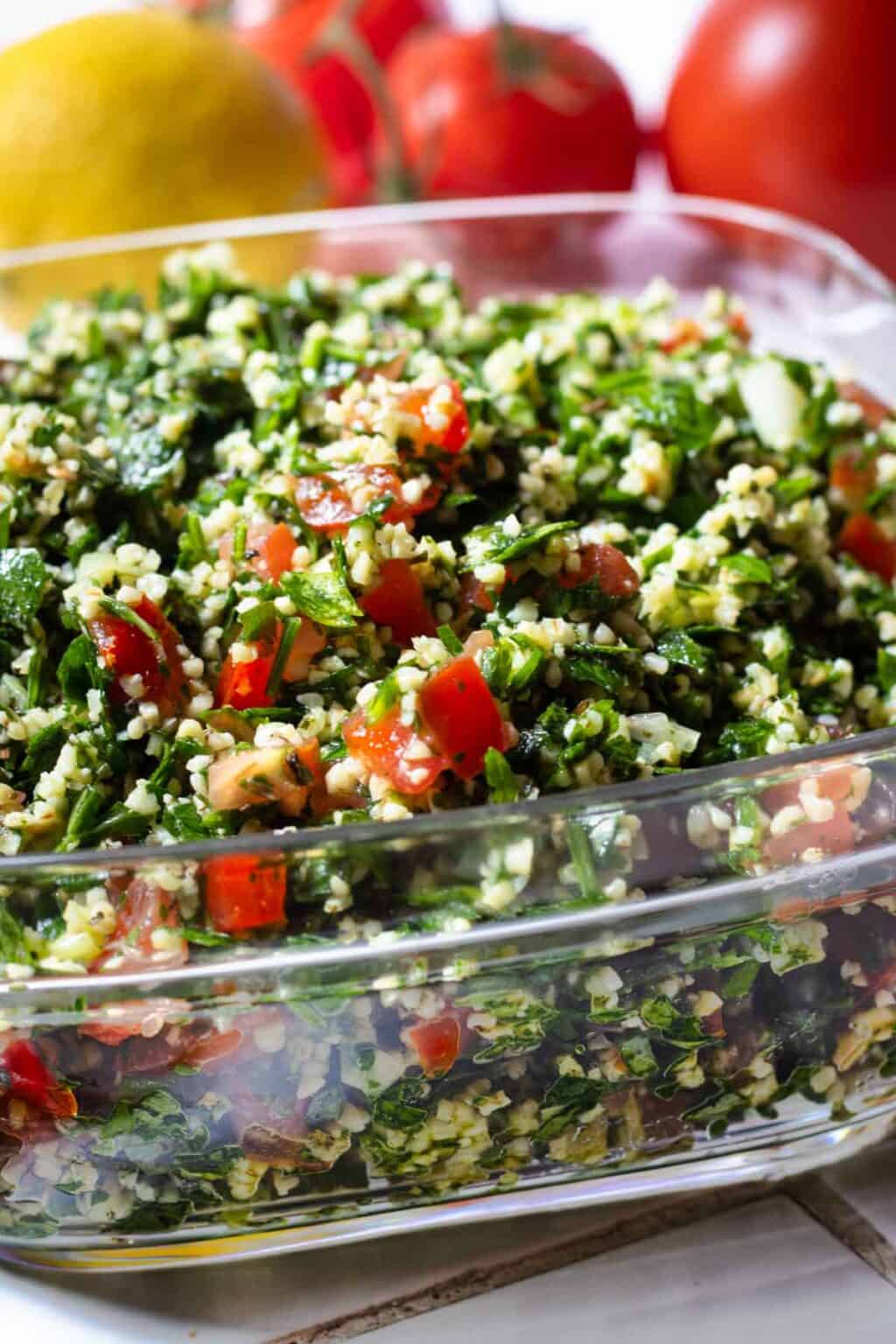 Authentic Lebanese Tabbouleh (Parsley Salad)